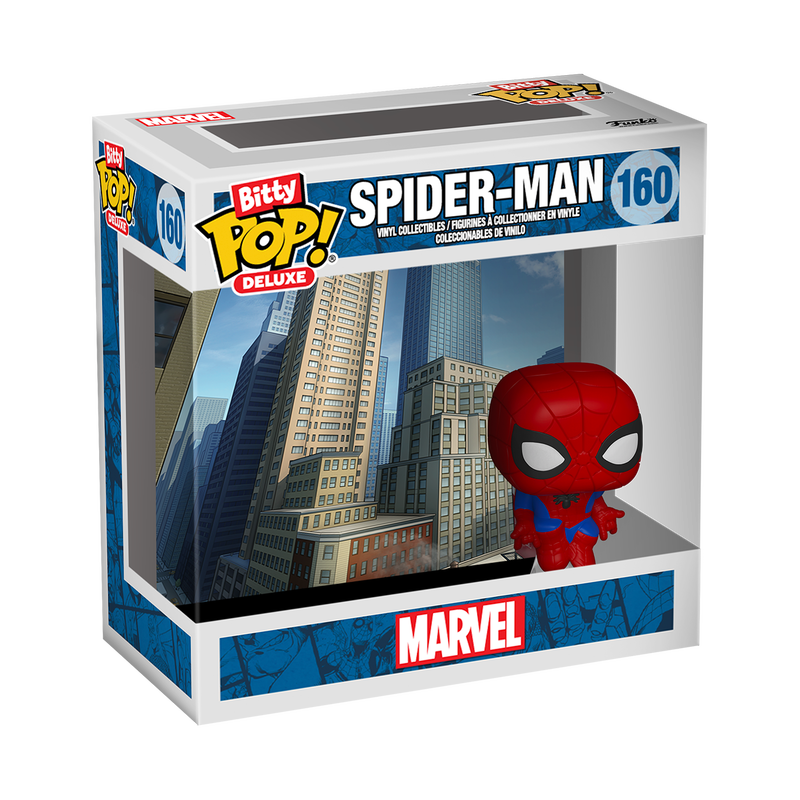 Buy Bitty Pop! Deluxe Spider-Man (Cityscape) at Funko. Buy Bitty Pop! Deluxe Spider-Man (Cityscape) at Funko.