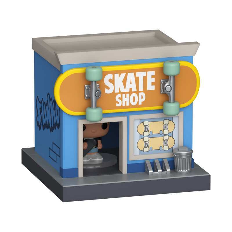Bitty Pop! Towns Skateboarder & Skate Shop | Funko