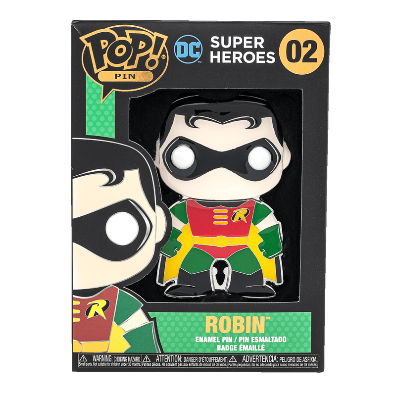 Buy DC Comics Robin Funko Pop! Pin at Funko.