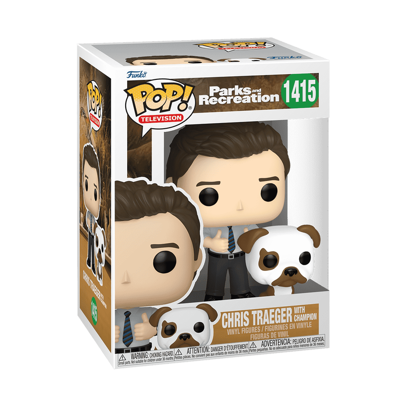 Buy Pop! & Buddy Chris Traeger with Champion at Funko.