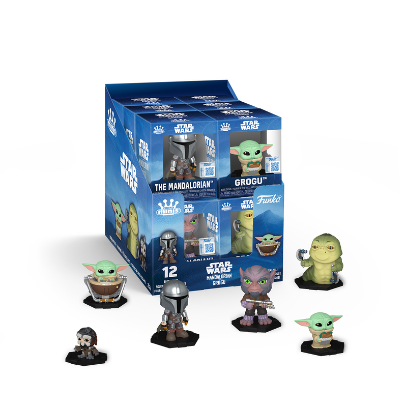 The Mandalorian and Grogu Mini Vinyl Figures | Funko