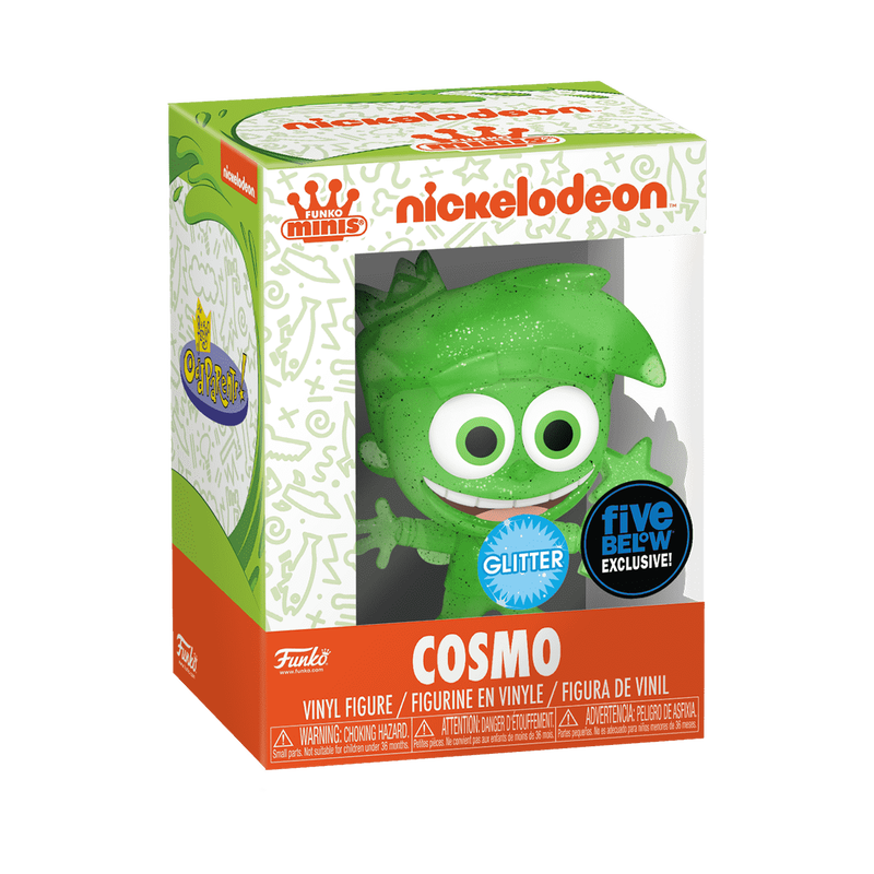Nickelodeon Cosmo Mini Vinyl Figure (Green) (Glitter)