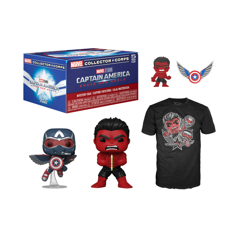 Captain America Brave New World Collector Corp Box | Funko