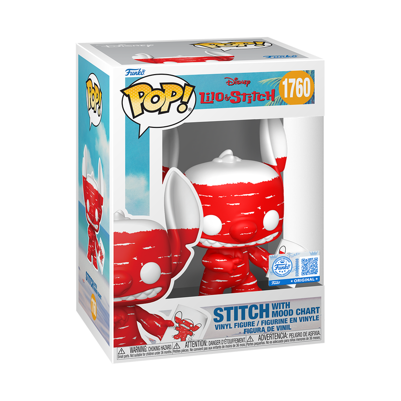 Pop! Stitch with Mood Chart (Deco) | Funko