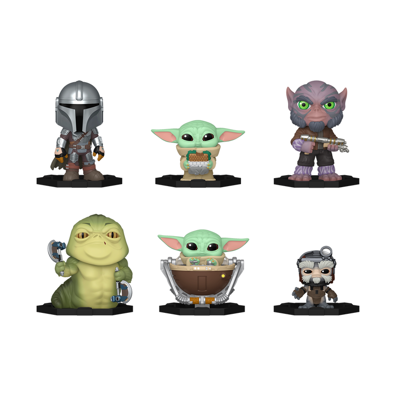 The Mandalorian and Grogu Mini Vinyl Figures | Funko