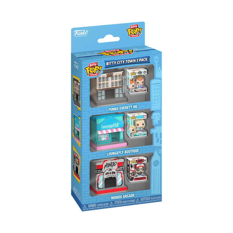Bitty Pop! City Towns Funko HQ, Loungefly Boutique, & Mondo Arcade 3 ...