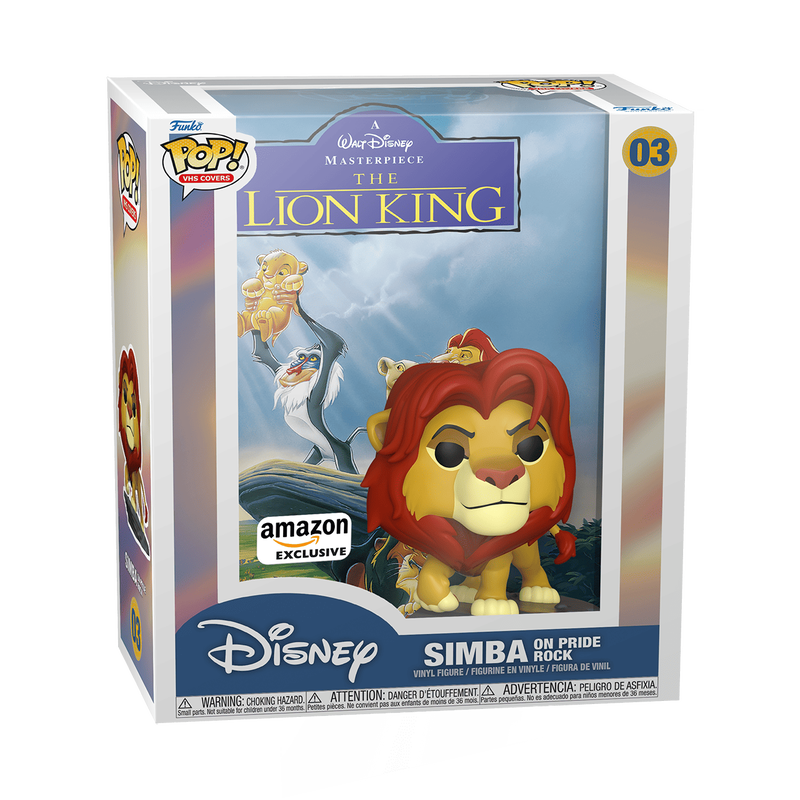 Pop! VHS Covers Simba on Pride Rock Pop! VHS Covers Simba on Pride Rock