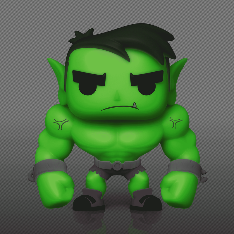 Pop! Beast Boy as Beast Monster (NFT Release) (Glow)