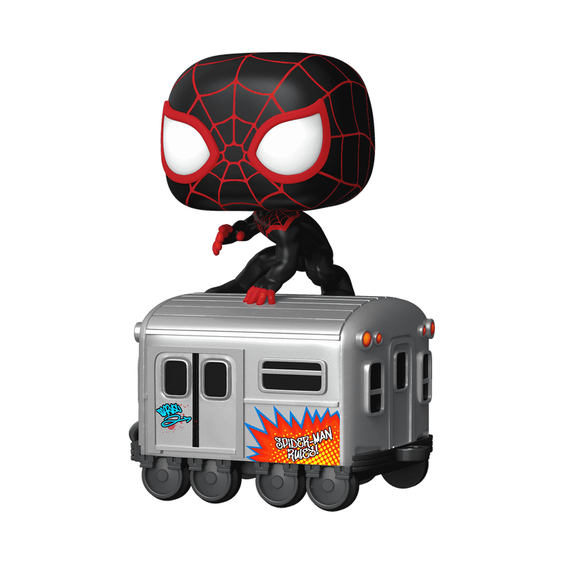 Buy Pop! Trains Miles Morales on Subway Car at Funko.