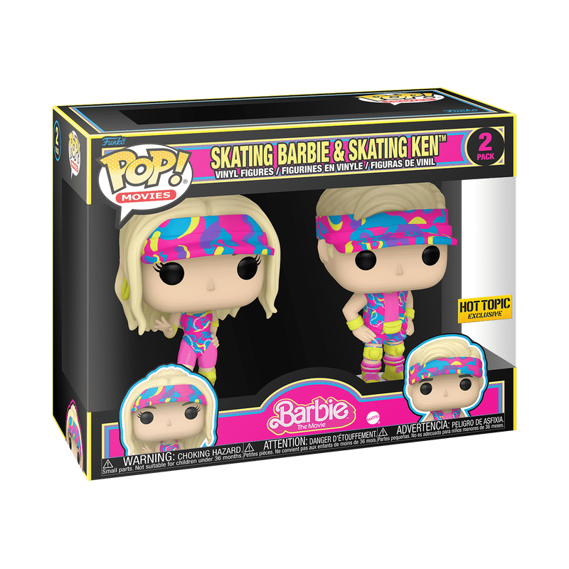 Pop! Skating Barbie & Skating Ken - 2 Pack