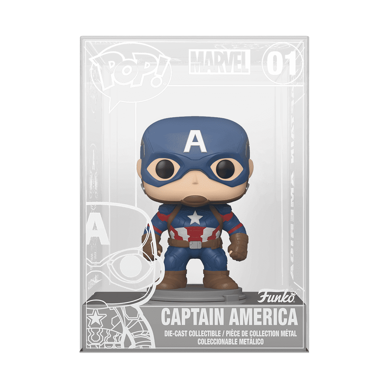 Buy Pop! Die-Cast Captain America at Funko.