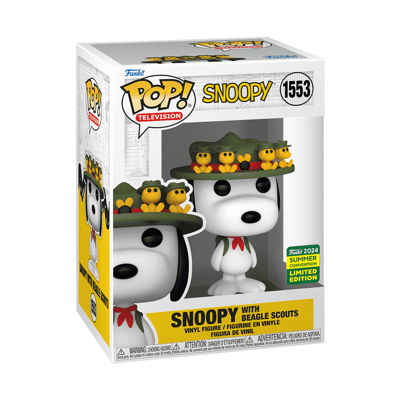 Buy Pop! Snoopy with Beagle Scouts at Funko.