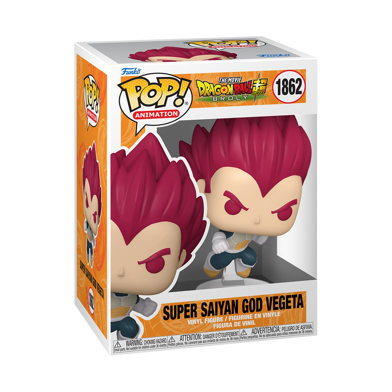 Pop! Super Saiyan God Vegeta (Punching) (Dragon Ball Super: Broly) | Funko