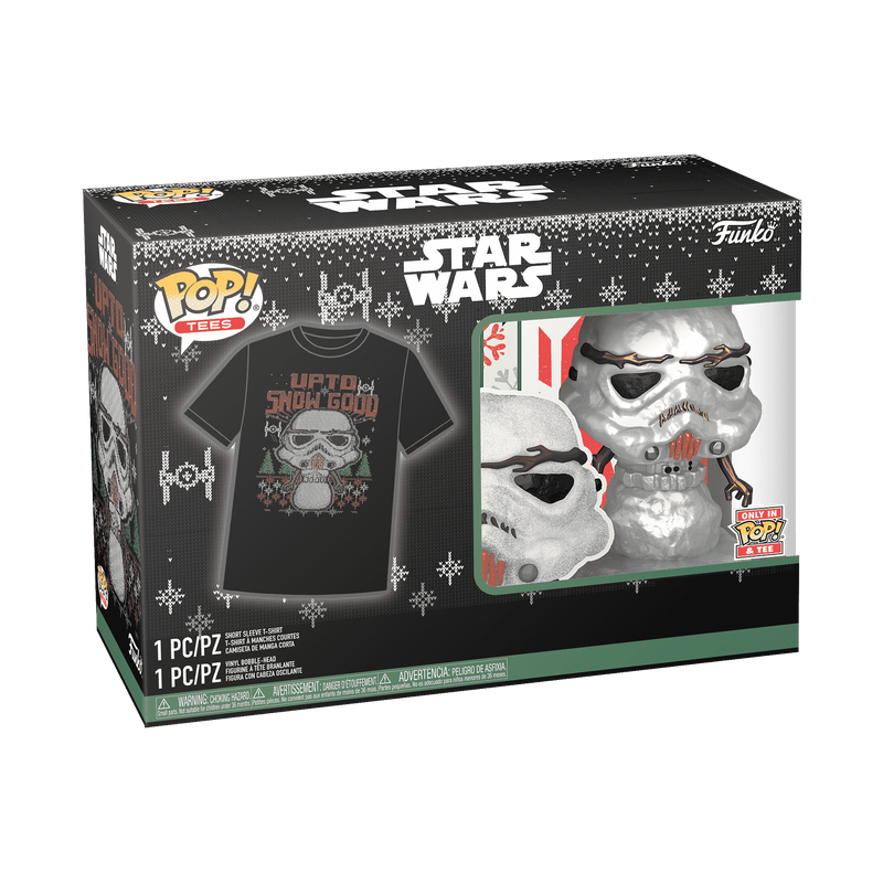 Buy Pop! & Tee Snowman Stormtrooper (Metallic) at Funko.