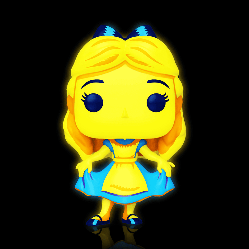 Buy Pop! Alice Curtsying (Black Light) at Funko.