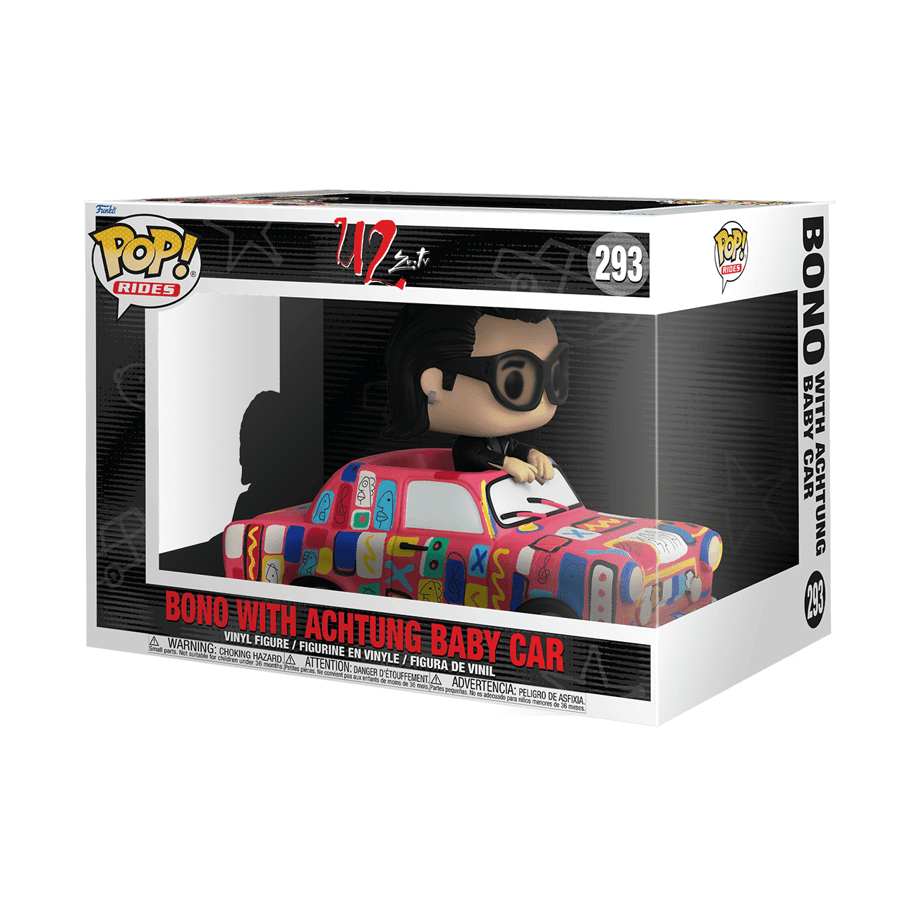 Buy Pop! Rides Super Deluxe Bono with Achtung Baby Car at Funko.