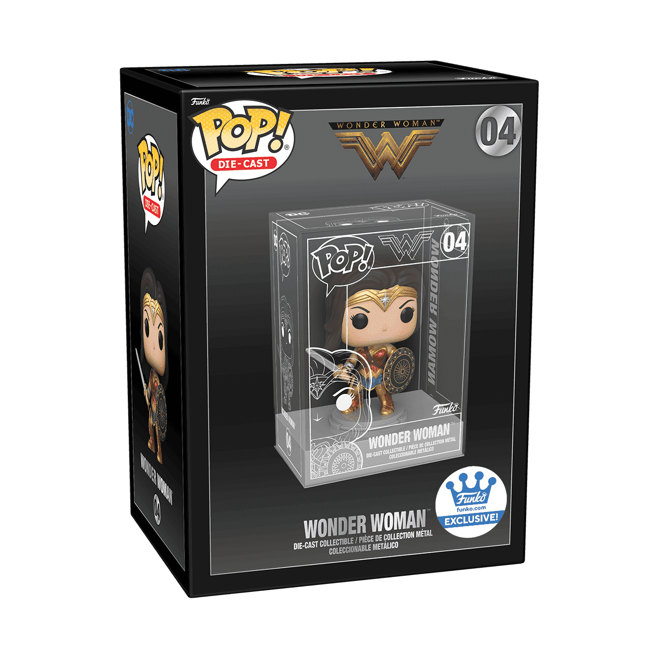 Buy Pop! Die-Cast Wonder Woman with Sword & Shield at Funko.
