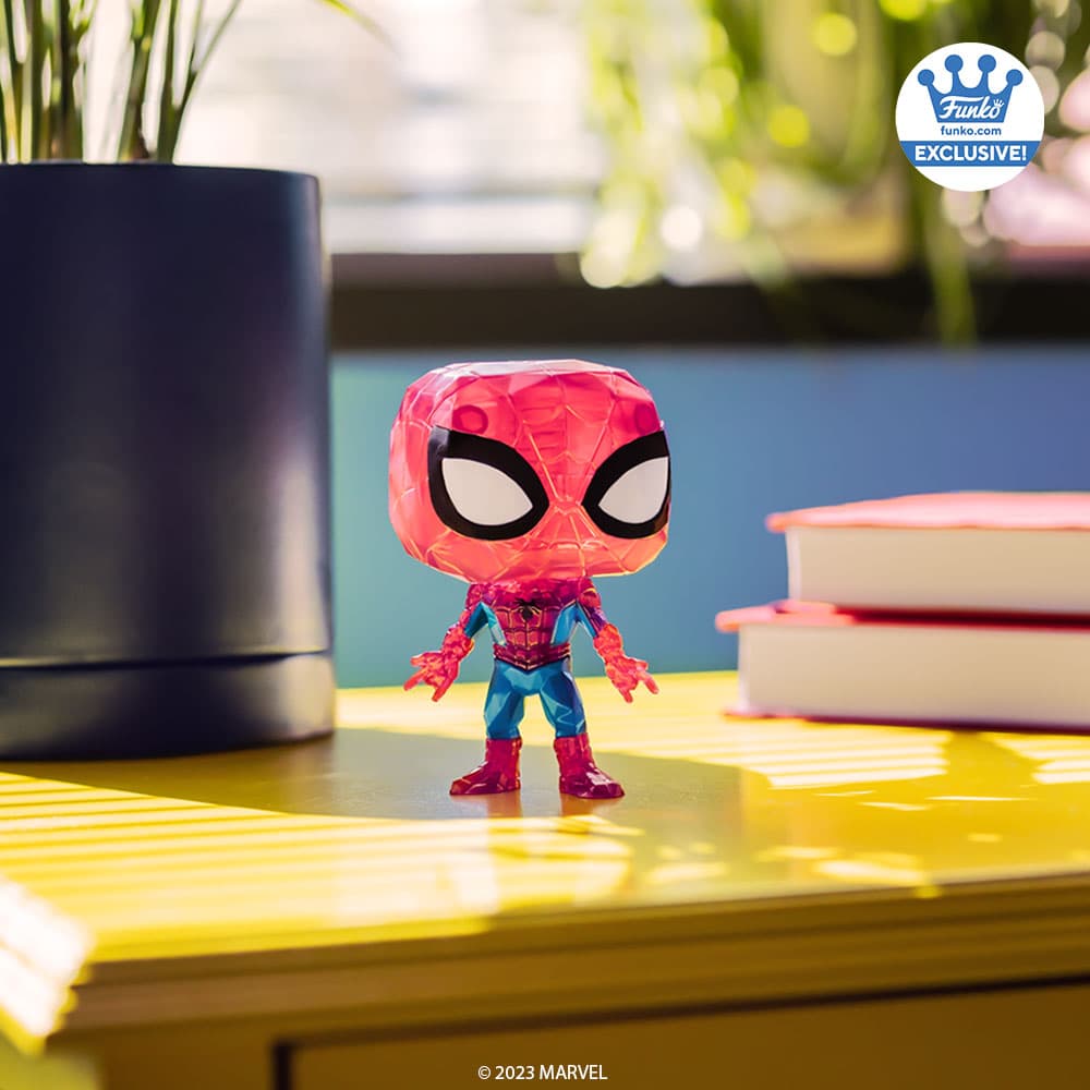 Buy Pop! Spider-Man (Facet) at Funko.