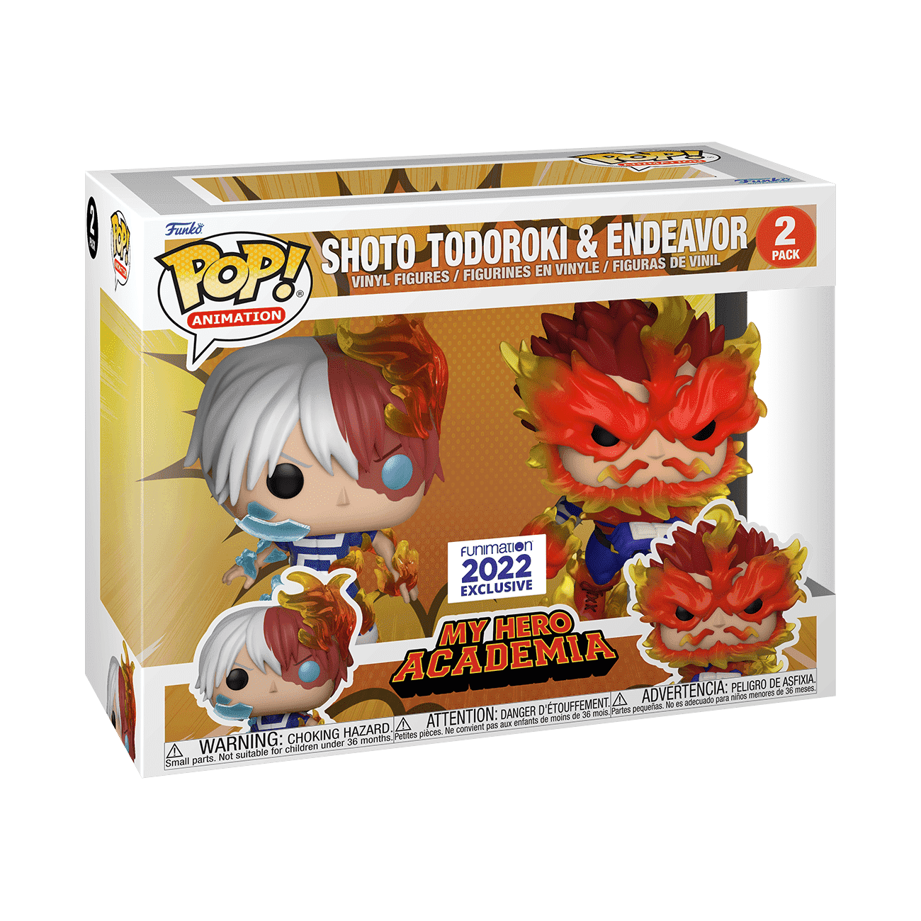Buy Pop! Shoto Todoroki & Endeavor - 2 Pack at Funko.