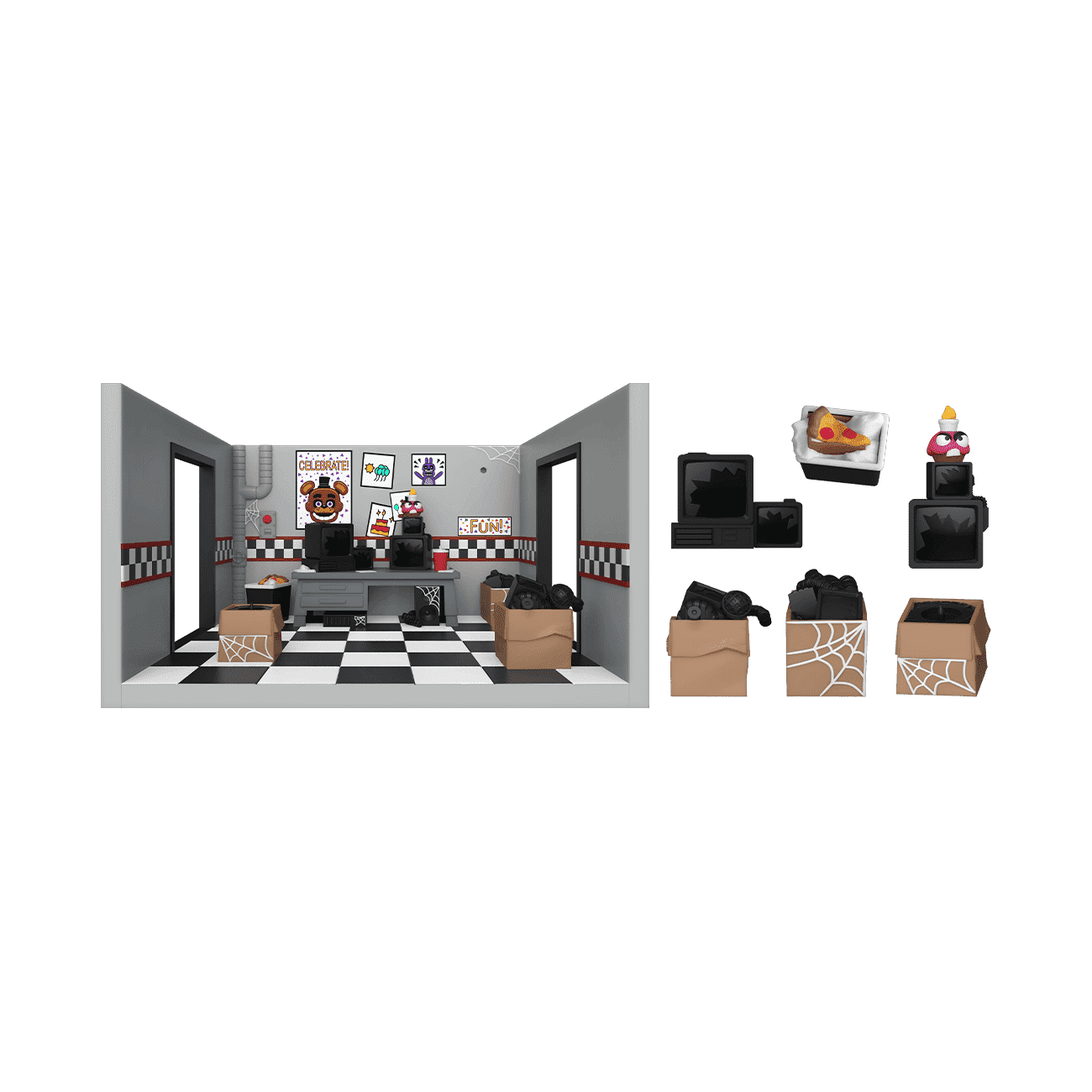 Buy SNAPS! Toy Freddy with Storage Room Playset at Funko.