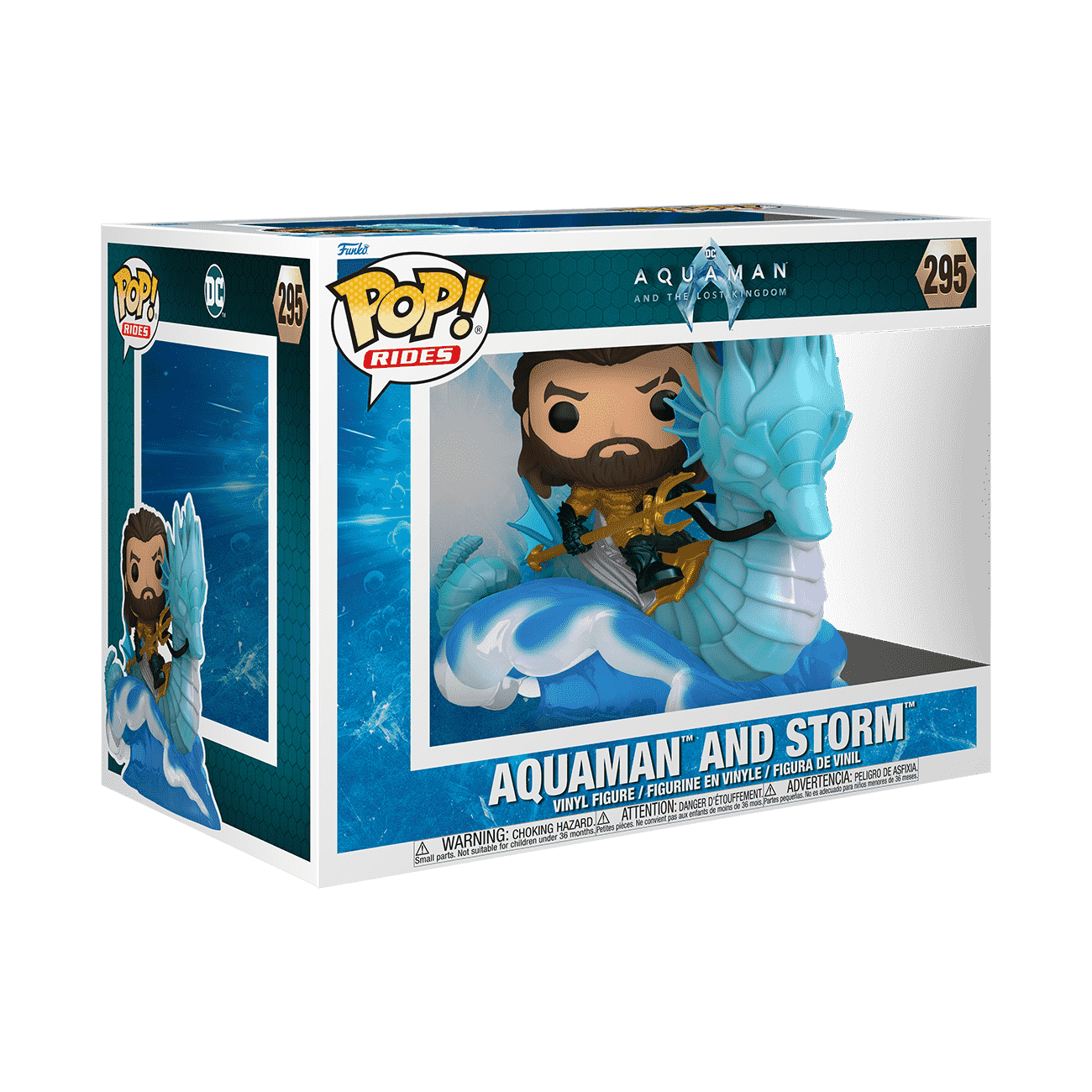 Buy Pop! Rides Deluxe Aquaman and Storm at Funko.