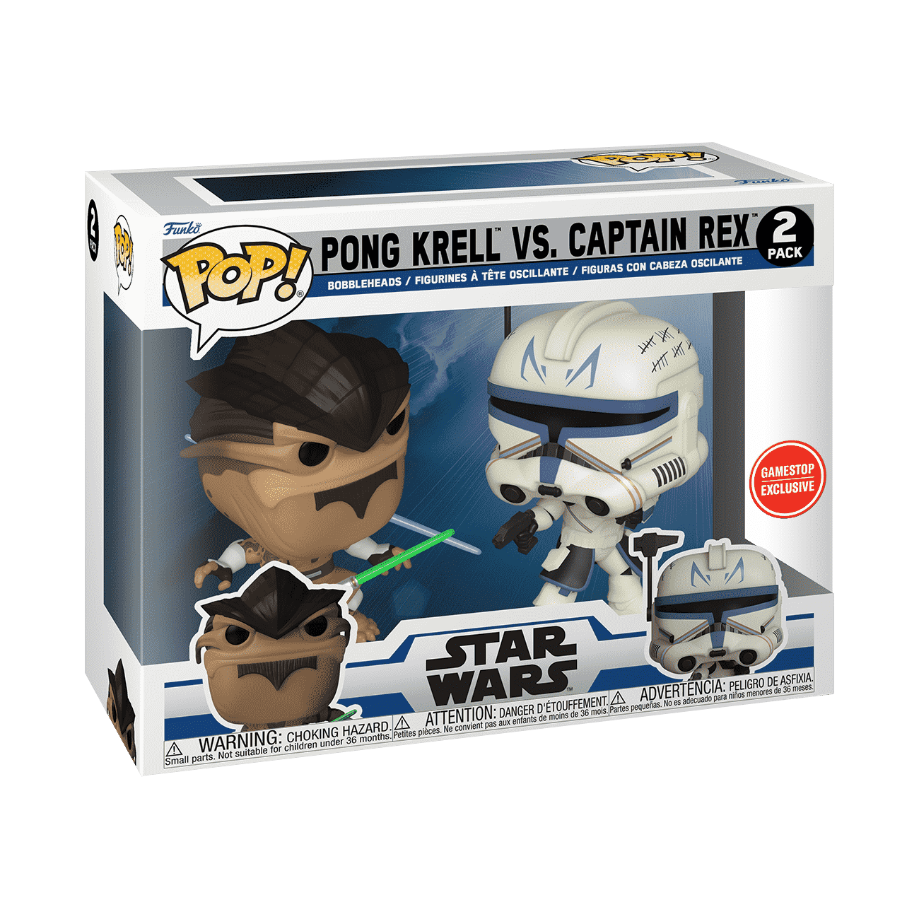 Buy Pop! Pong Krell vs. Captain Rex 2-Pack at Funko.