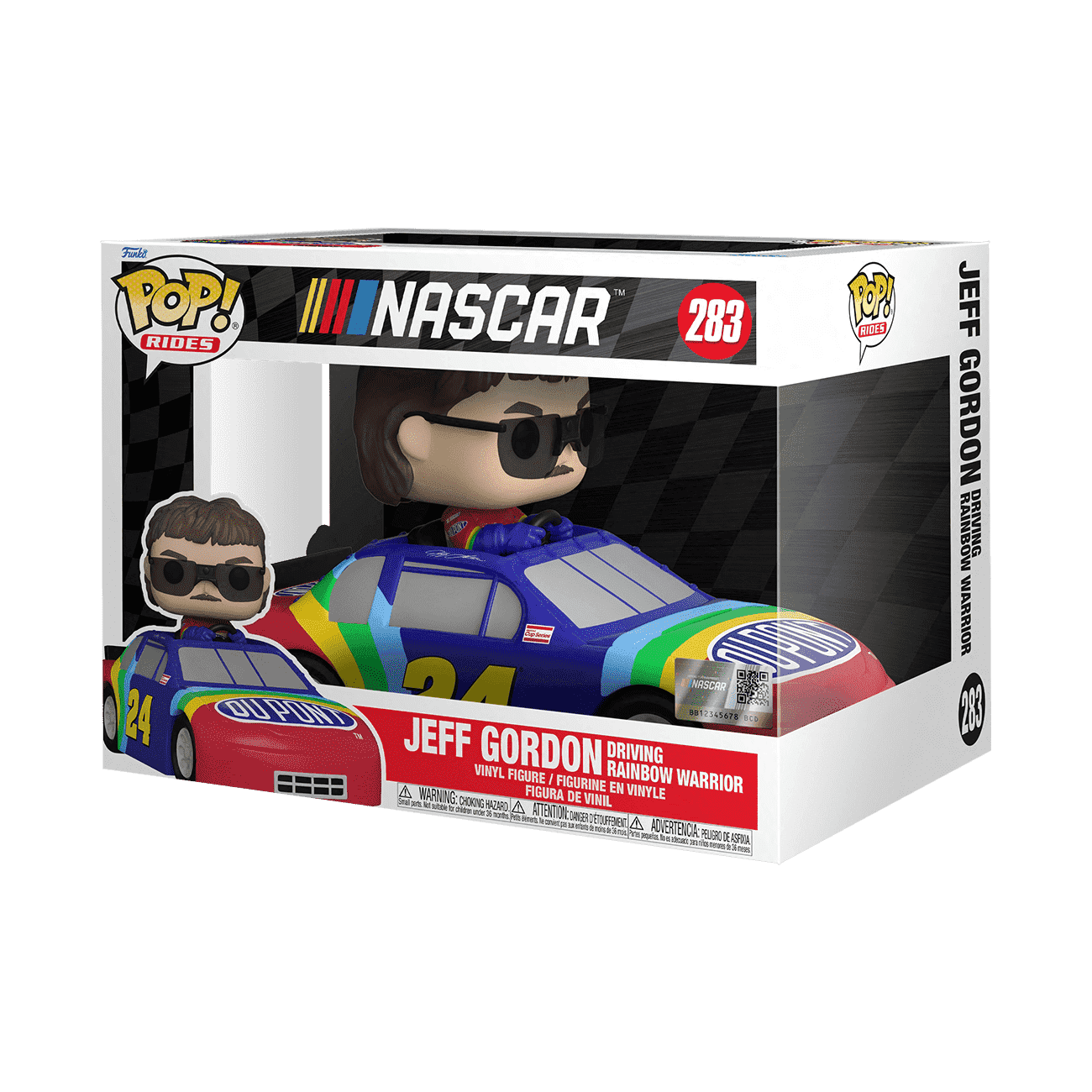 Buy Pop! Rides Super Deluxe Jeff Gordon Driving Rainbow Warrior at Funko.