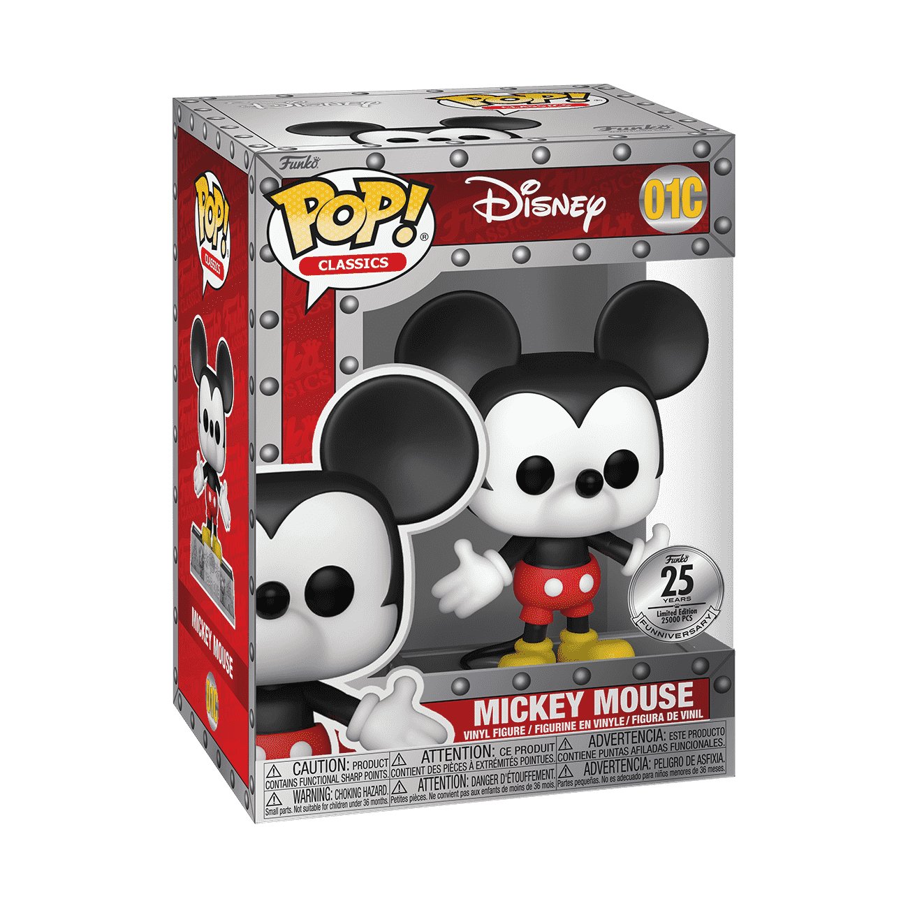 Buy Pop Classics Mickey Mouse Funko 25th Anniversary At Funko