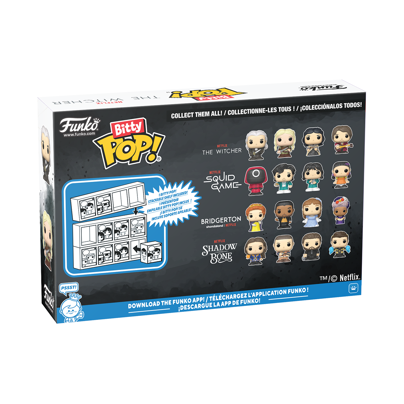Bitty Pop! Netflix The Witcher 4-Pack Series 1 | Funko