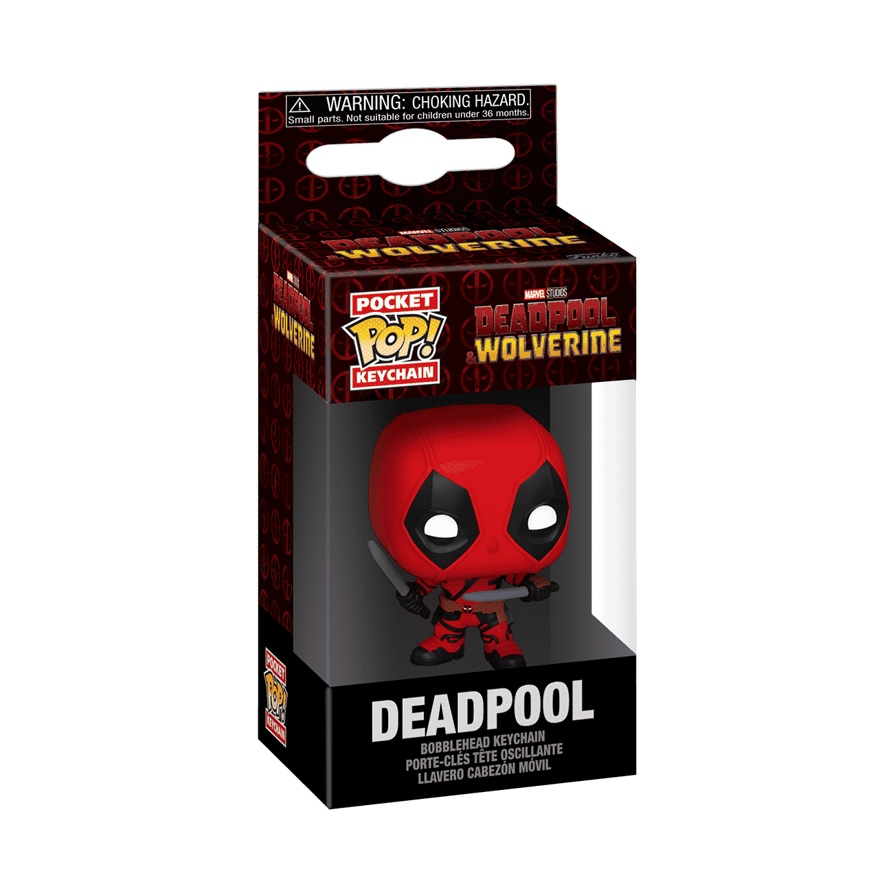Pop! Keychain Deadpool with Swords