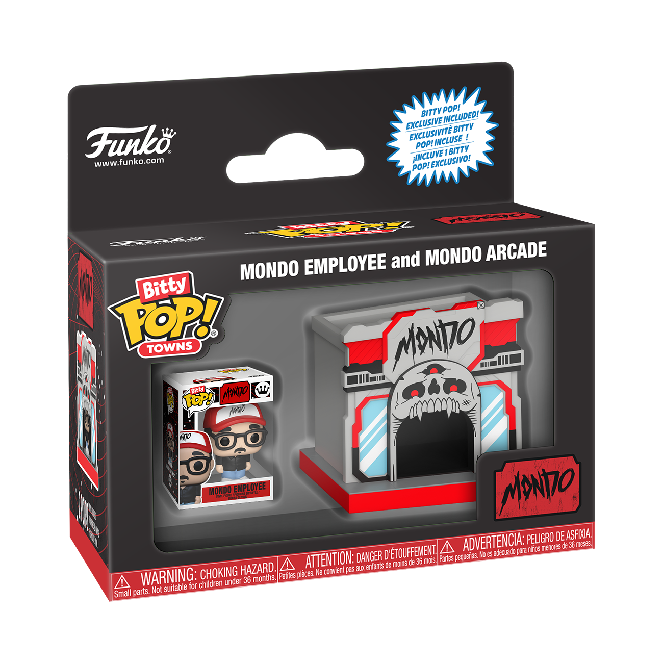 Bitty Pop! Towns Mondo Employee & Mondo Arcade | Funko