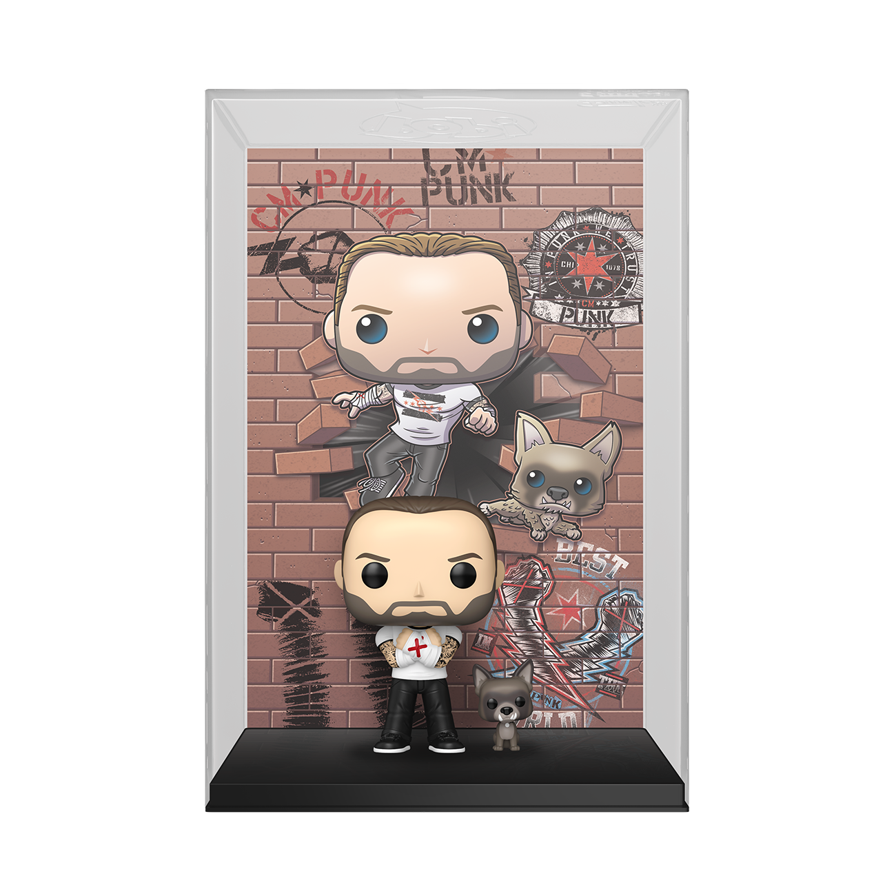 Pop! WWE Covers CM Punk and Larry | Funko
