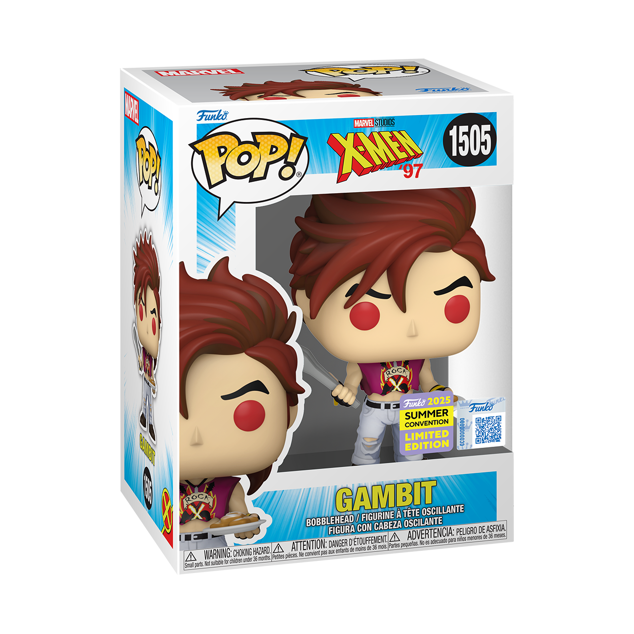 Pop! Gambit with Beignets (X-Men '97) | Funko