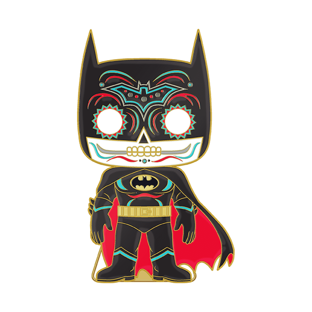 Buy Pop! Pin Batman (Dia De Los DC) (Glow) at Funko.