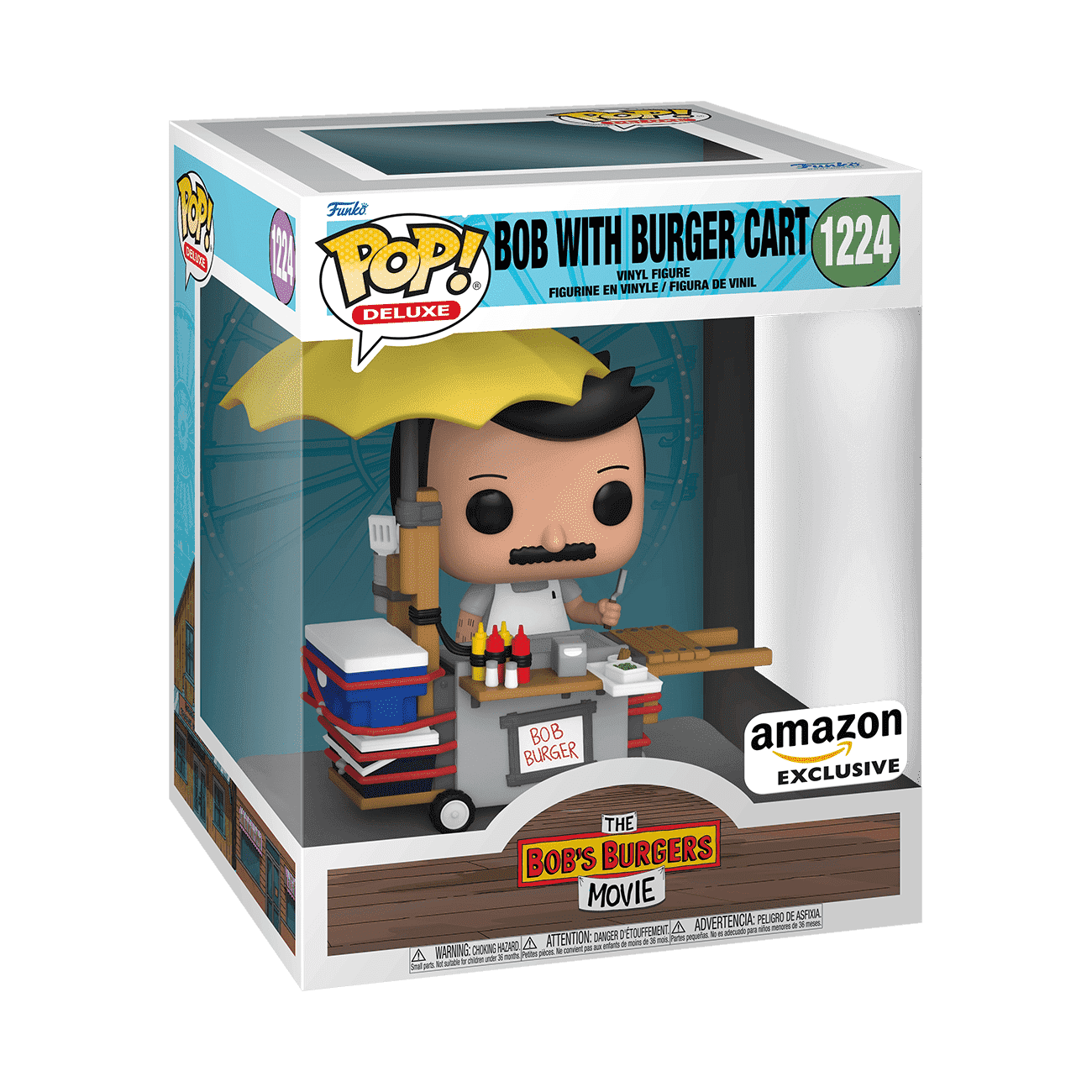 Buy Pop! Deluxe Bob with Burger Cart at Funko.