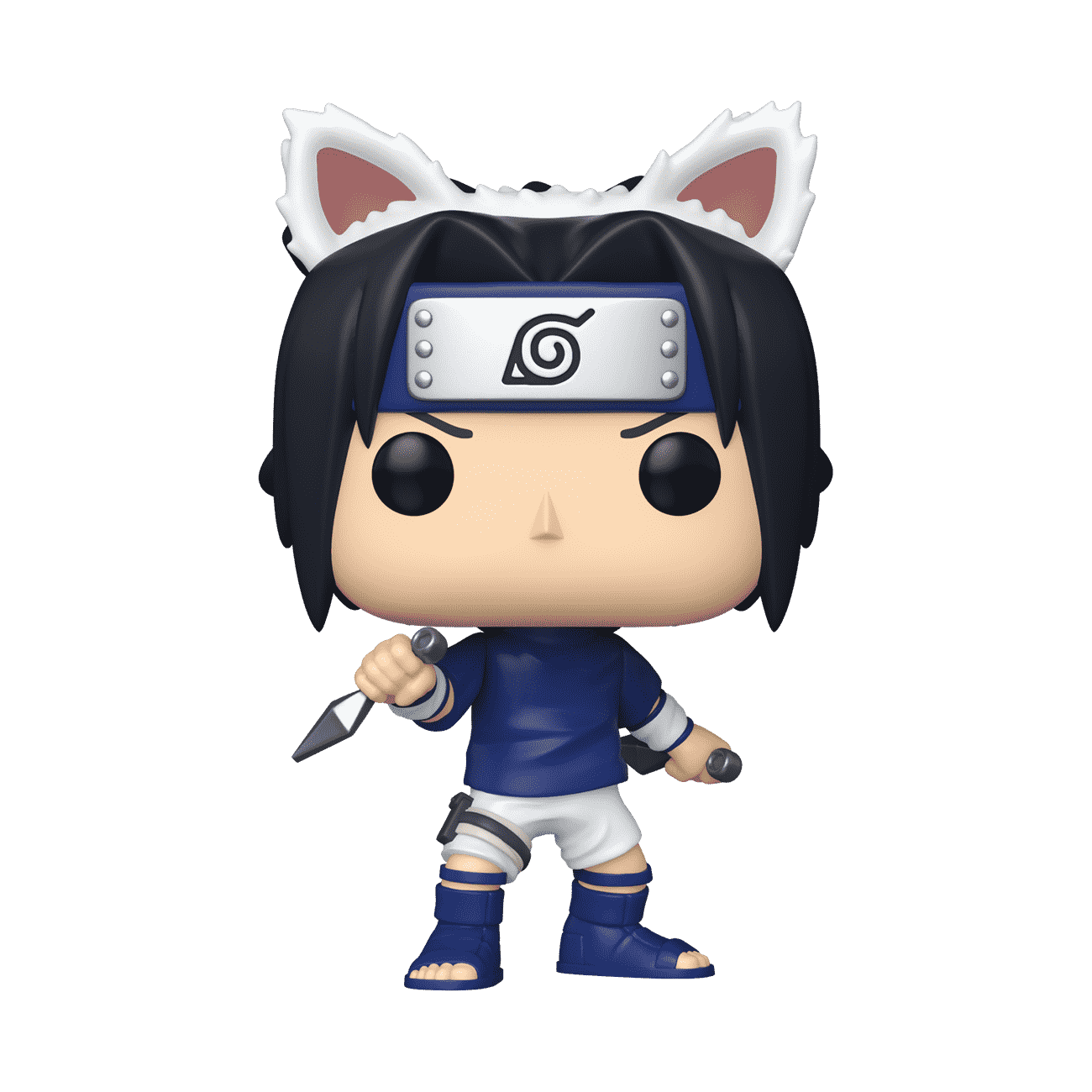 Pop! Sasuke Uchiha (Sasuke's Paw Encyclopedia) with Pop! Protector | Funko
