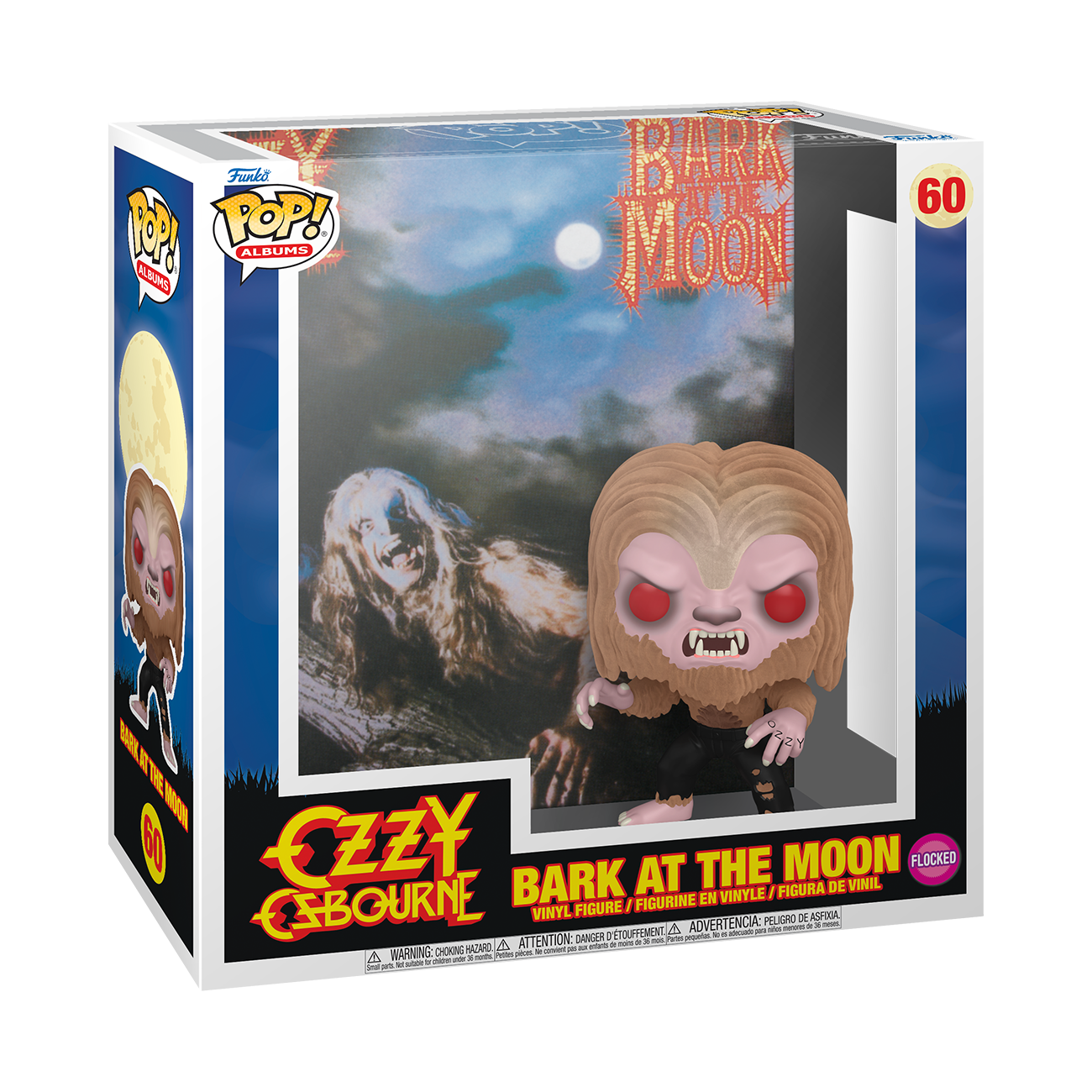 Pop! Album Ozzy Osbourne - Bark at the Moon (Flocked) | Funko