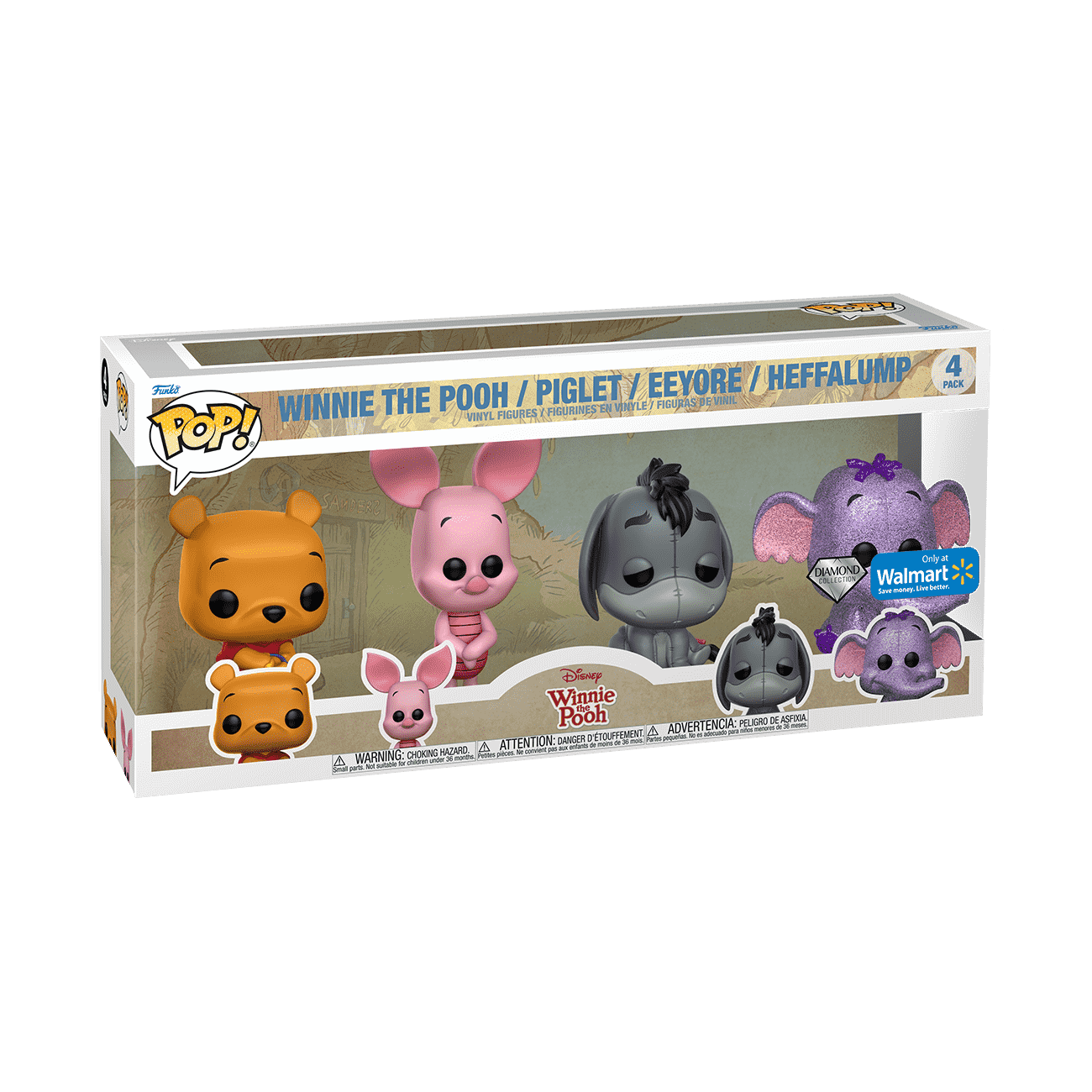 Buy Pop! Winnie the Pooh 4-Pack (Diamond) at Funko.