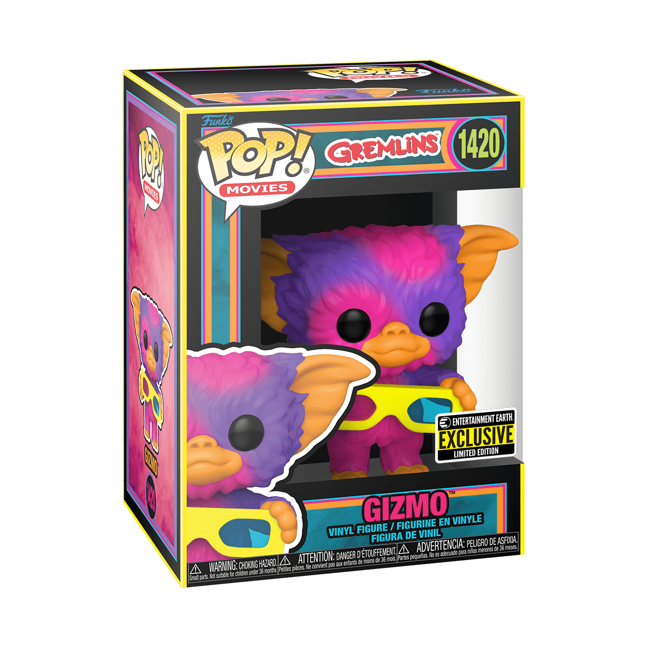 Pop! Gizmo with 3D Glasses (Black Light)