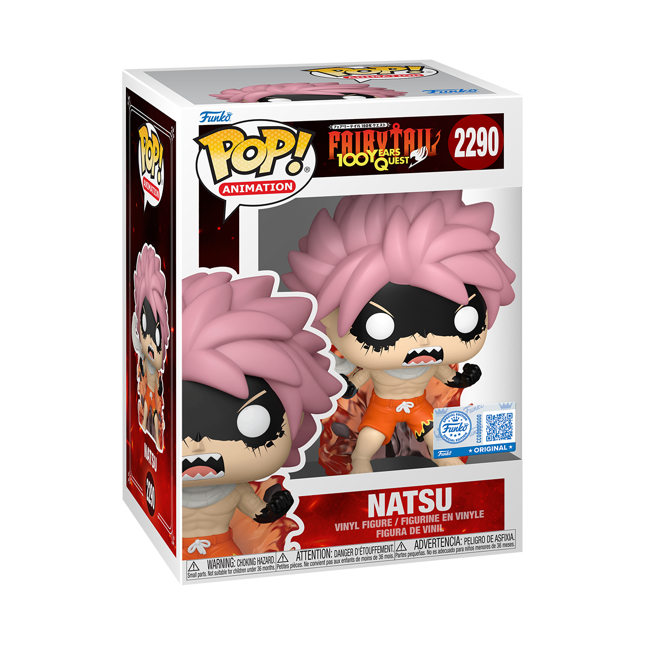 Pop! Natsu (Fired-Up) | Funko
