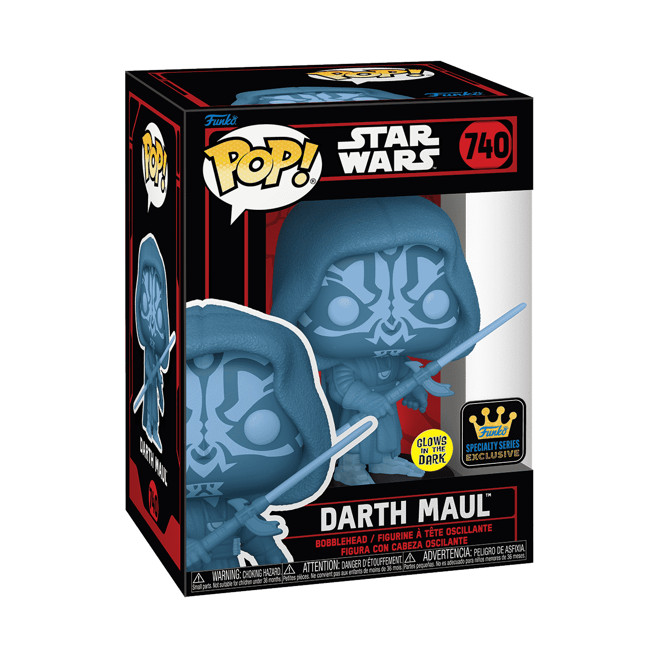 Pop Darth Maul Hologram Glow 8912