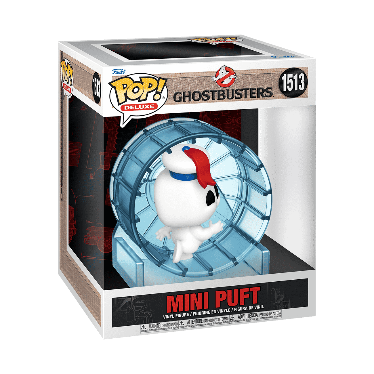 Buy Pop! Deluxe Mini Puft in Hamster Wheel at Funko.