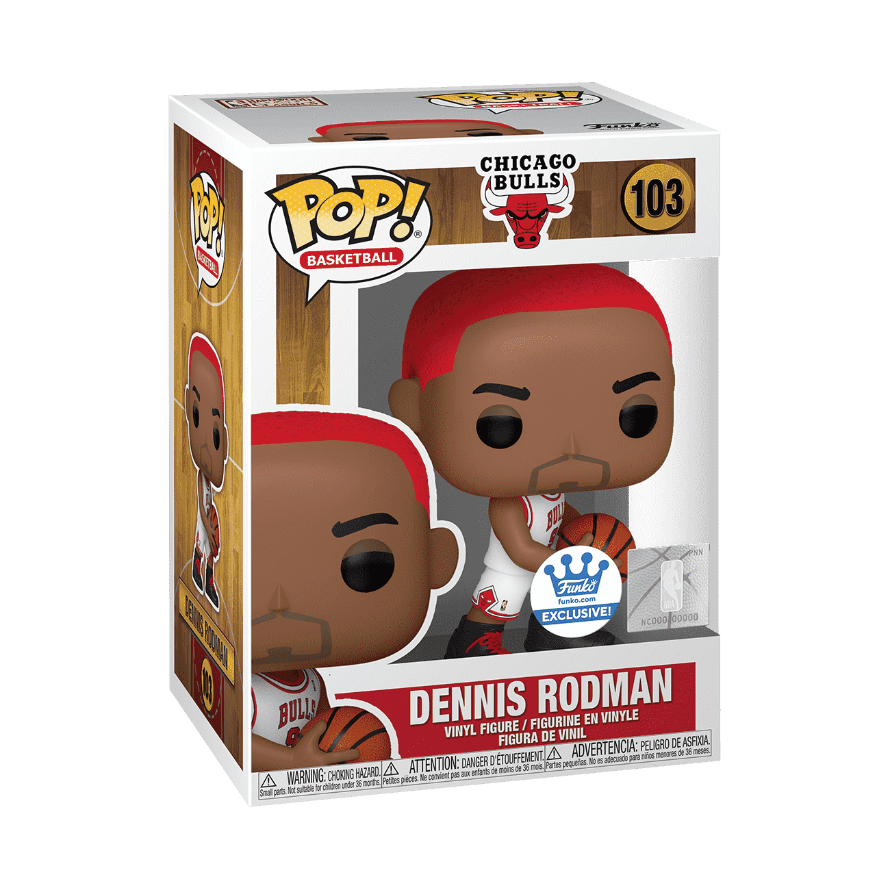Limited Edition Bundle - NBA Stadium Mini Backpack and Pop! Dennis Rodman
