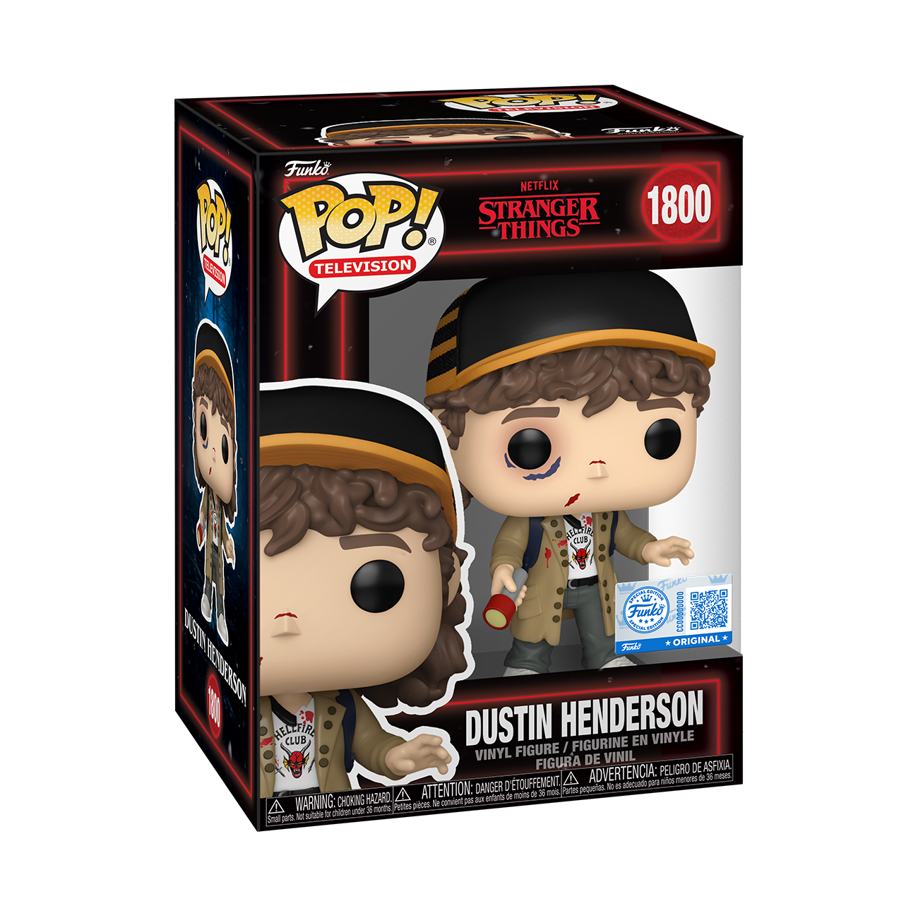 Pop! Dustin Henderson (Battle Damaged) | Funko