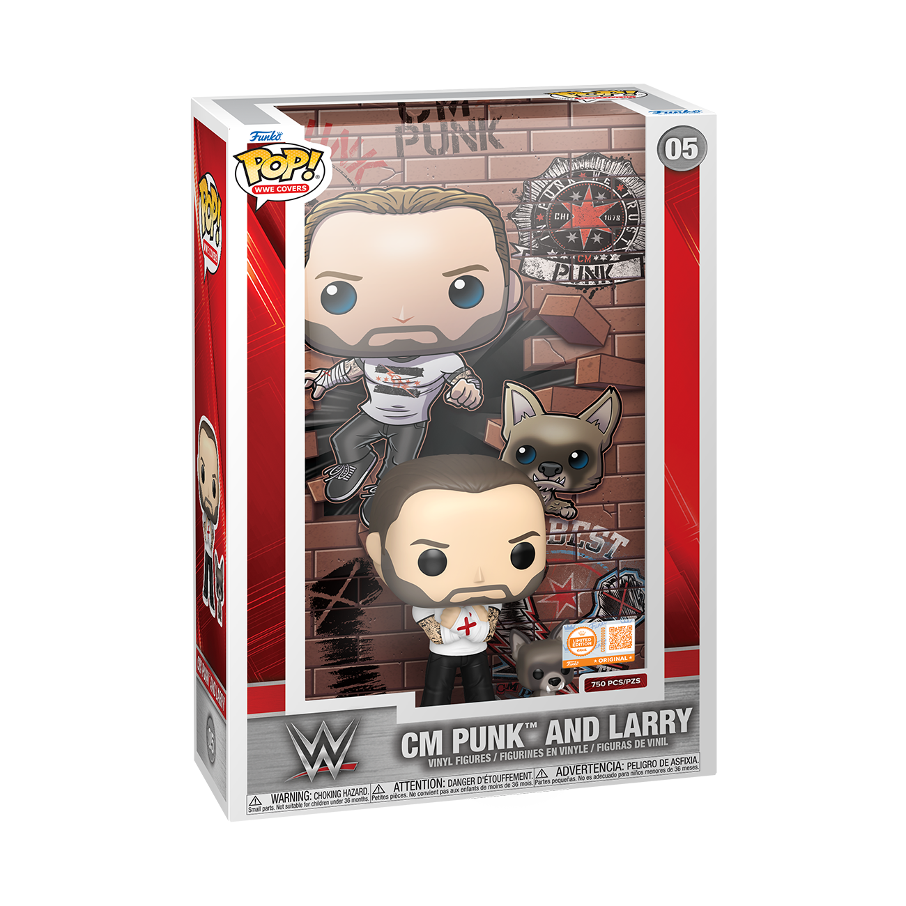 Pop! WWE Covers CM Punk and Larry | Funko