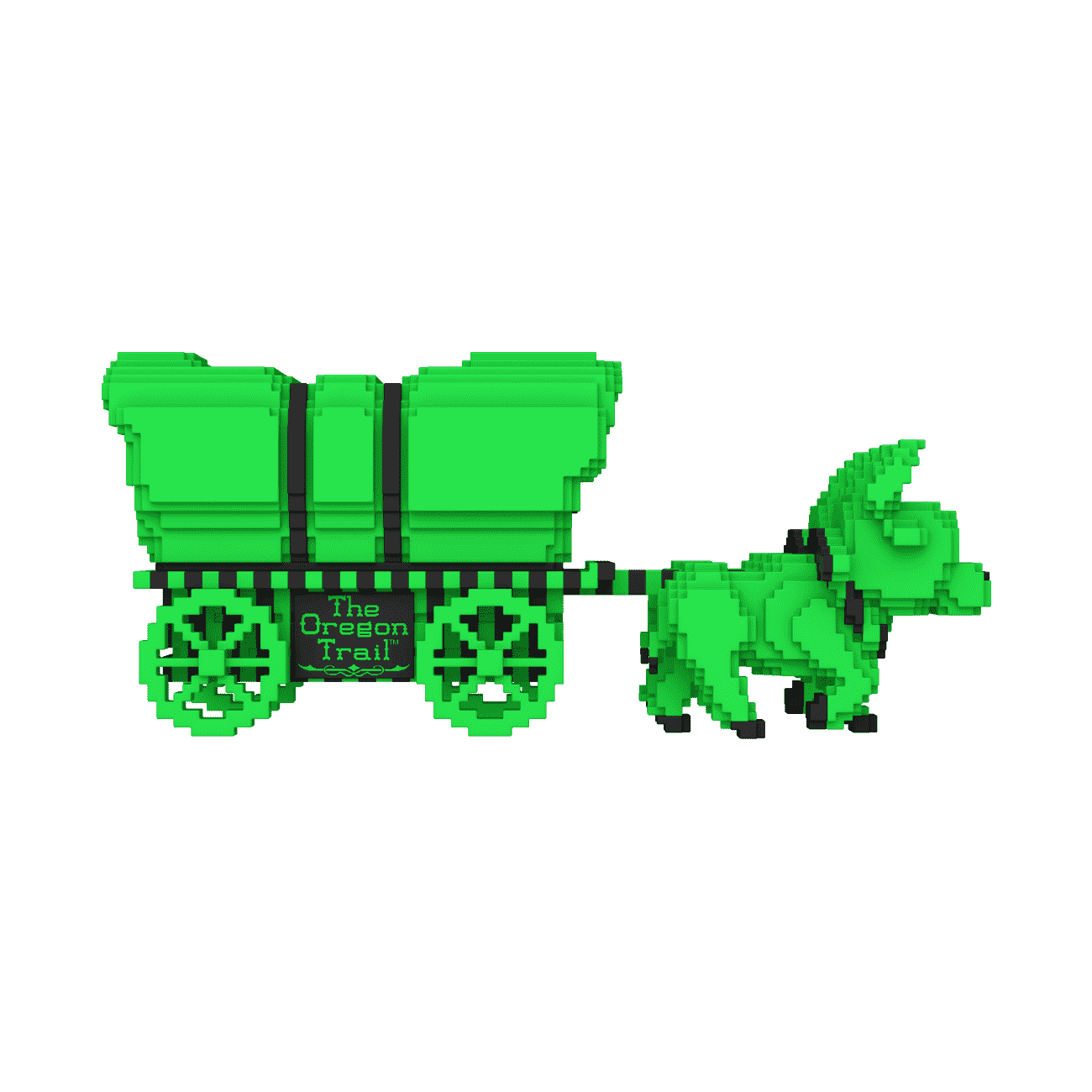 Pop! Rides Super Deluxe the Oregon Trail Oxen and Wagon (Green & Black)
