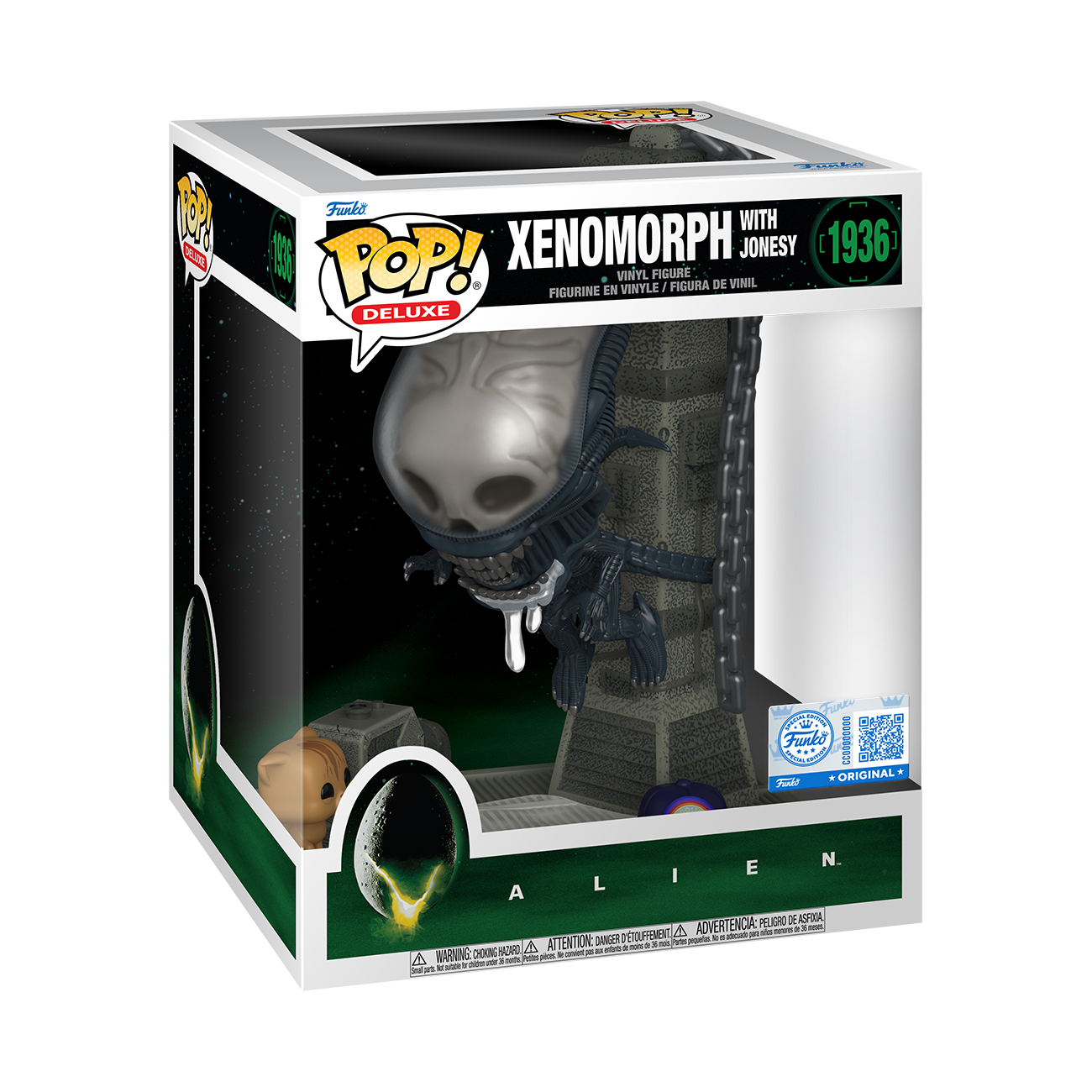 Pop! Deluxe Xenomorph with Jonesy