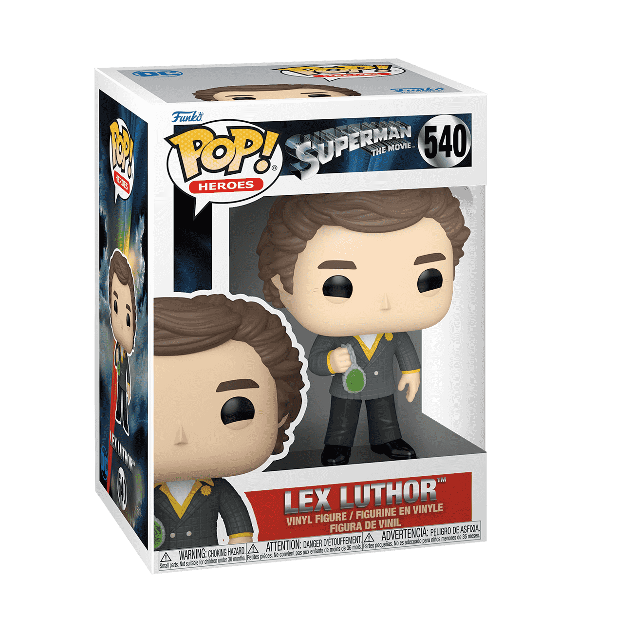 Pop! Lex Luthor with Kryptonite Necklace (1978) | Funko