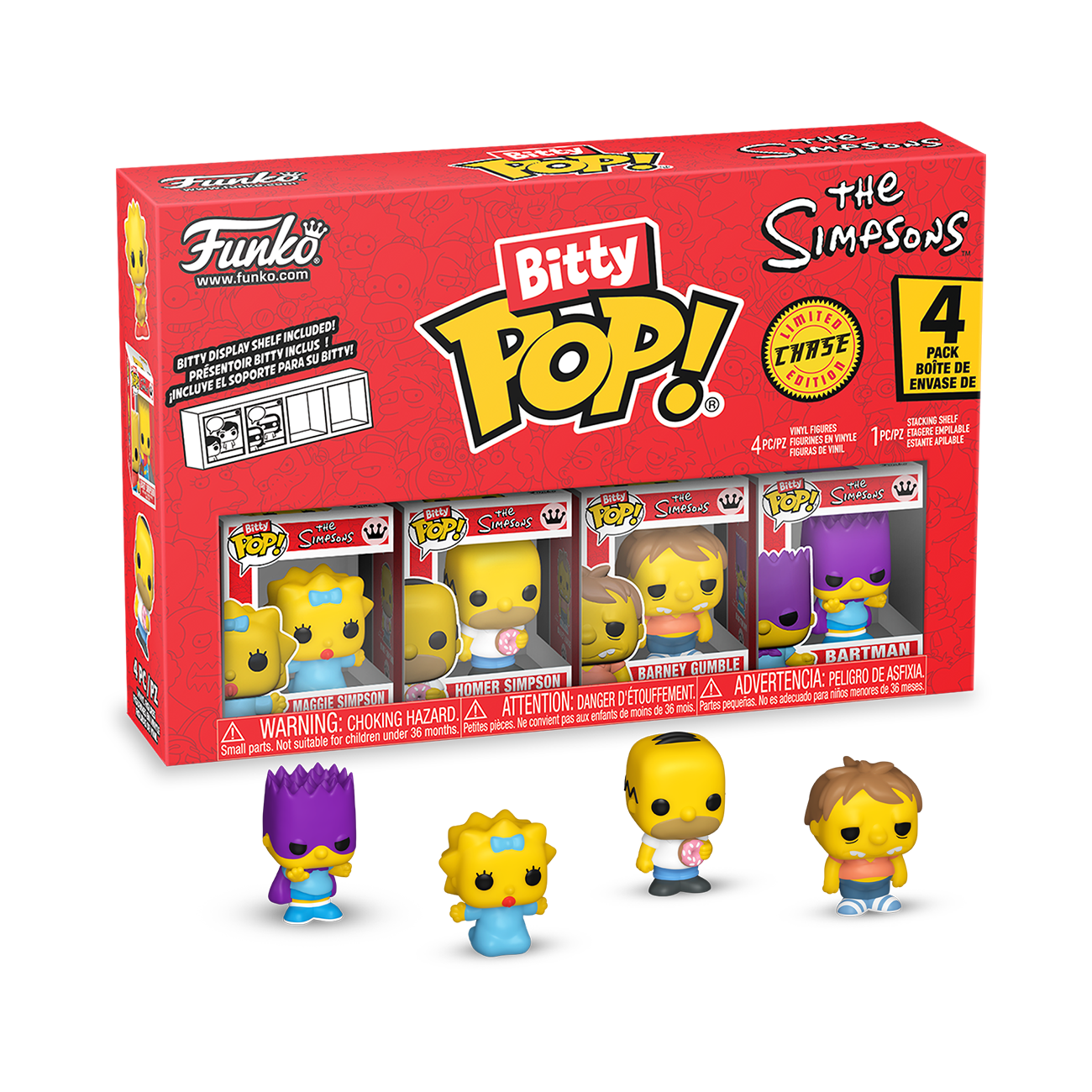 Bitty Pop! The Simpsons 4-Pack Series 3 | Funko