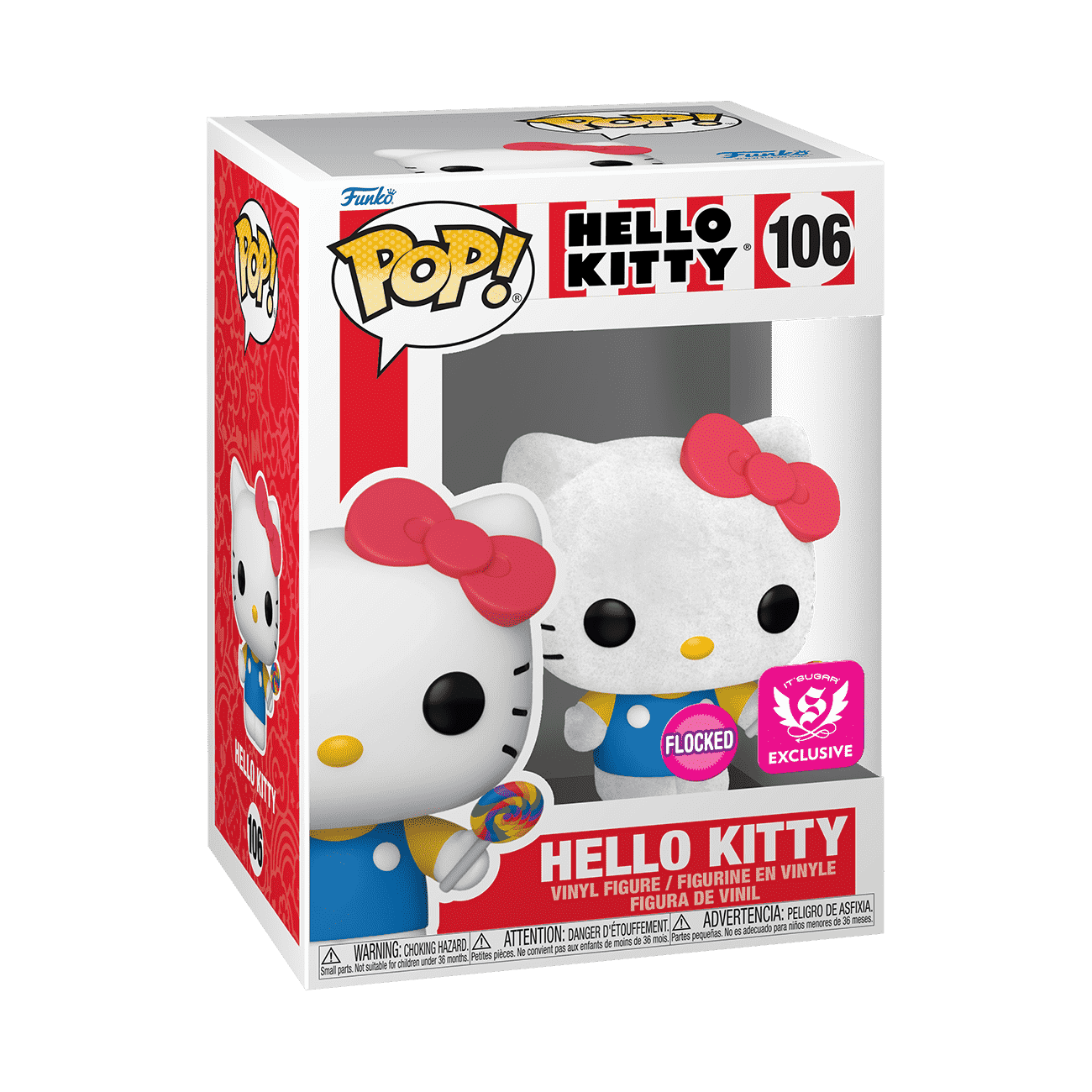 Pop! Hello Kitty with Lollipop (Flocked)
